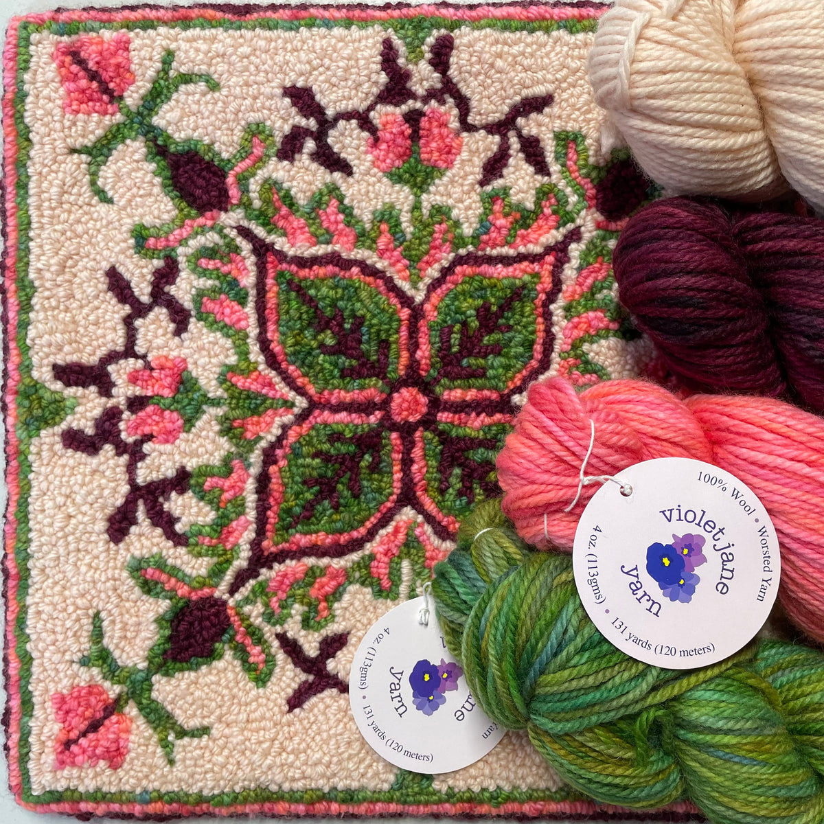 William Morris Inspired Fine Oxford Punch Needle Kit – Hooking Outside ...